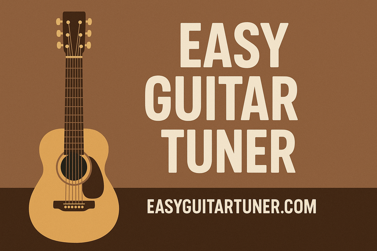 Easy Guitar Tuner - Tune Your Guitar Online for Free